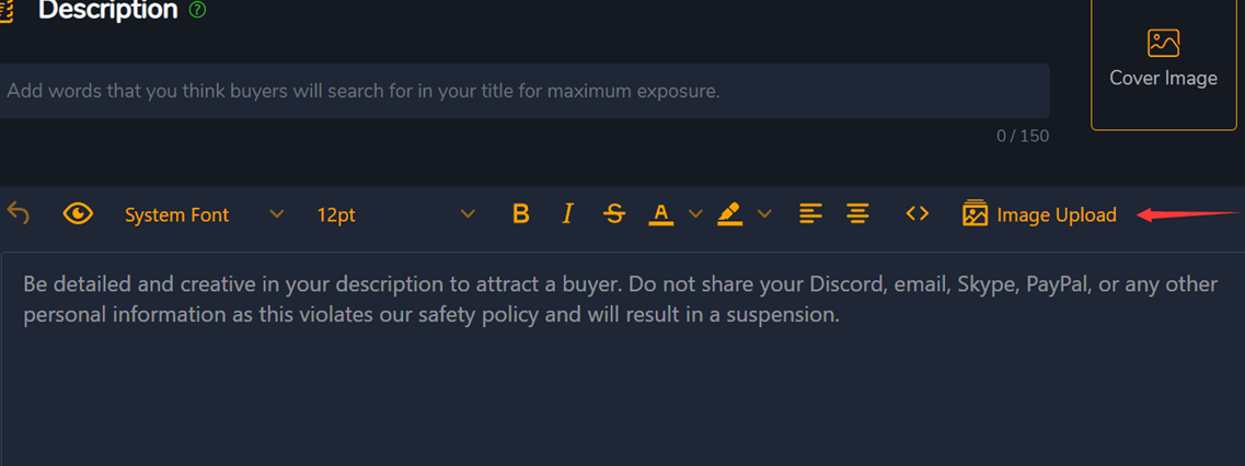 How to Upload Images to Offers – PlayerAuctions Help Center