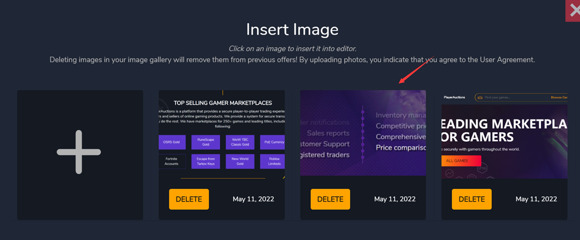 How to Upload Images to Offers – PlayerAuctions Help Center