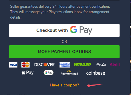 Coupon Usage and Policies – PlayerAuctions Help Center