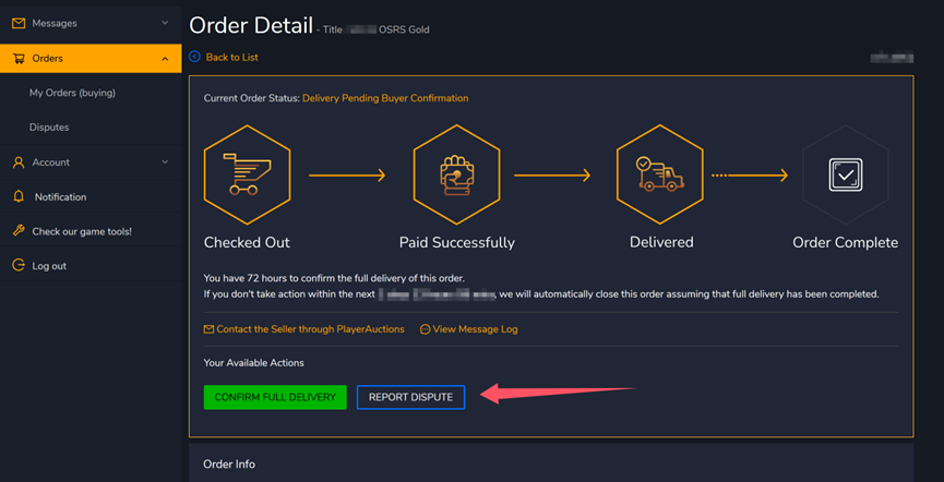 Seller agreed to refund, but I can't file a dispute? – PlayerAuctions Help Center